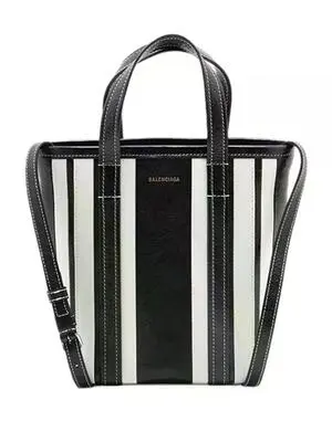 Balenciaga 2018-2026 Small Barbes East West Tote Satchel - Black