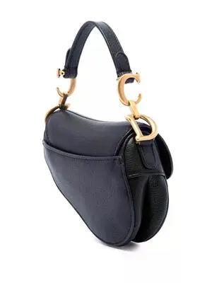 Dior Micro Goatskin Saddle Bag Satchel