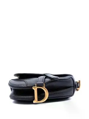 Dior Micro Goatskin Saddle Bag Satchel