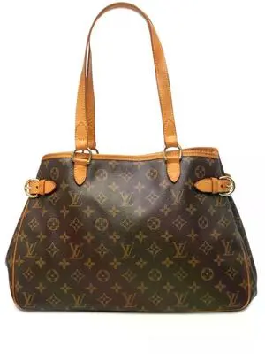 LOUIS VUITTON 2007 Monogram Batignolles Horizontal Tote Bag - Brown