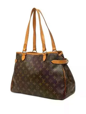 LOUIS VUITTON 2007 Monogram Batignolles Horizontal Tote Bag - Brown