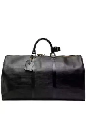 LOUIS VUITTON 1993 Epi Keepall 50 Travel Bag - Black