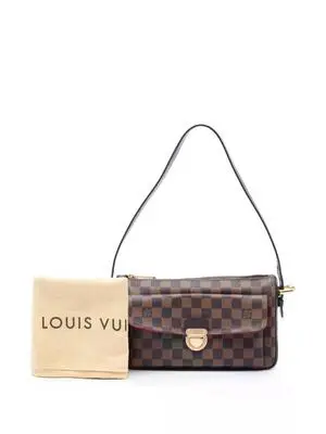 LOUIS VUITTON 2005 Damier Ebene Ravello Gm Satchel - Brown
