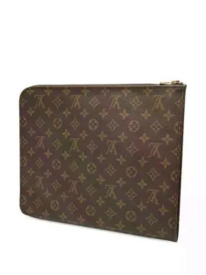 LOUIS VUITTON 1988 Monogram Poche Documents Portfolio 30 Clutch Bag