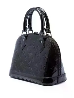 LOUIS VUITTON 2014 Monogram Vernis Alma Bb Satchel
