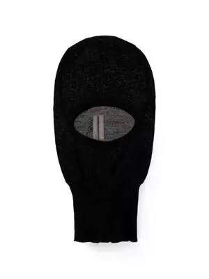 Rick Owens Fine-knit Cashmere Balaclava - Black