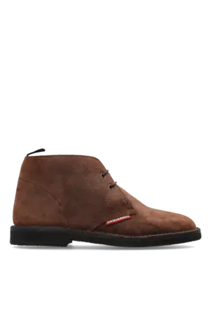 Dsquared2 Suede Ankle Boots - Brown