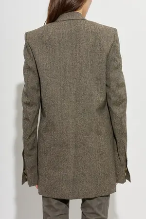 Rick Owens Wool Blazer With Single Vent