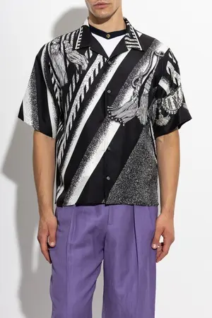 Versace Silk Shirt "formula 6