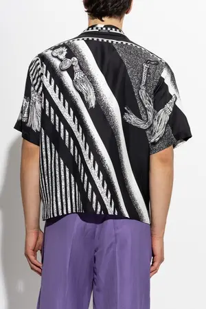 Versace Silk Shirt "formula 6