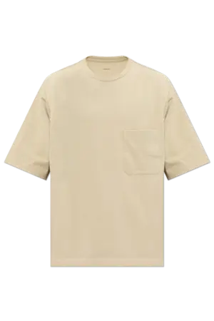 LEMAIRE T-shirt With Pocket - Cream