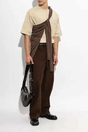 LEMAIRE T-shirt With Pocket - Cream
