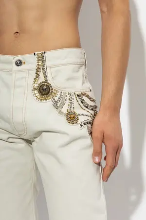 Versace Jeans With Appliqués