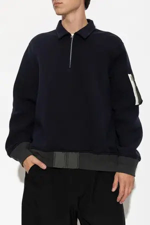 Sacai Polo Shirt With A Sleeve Pocket