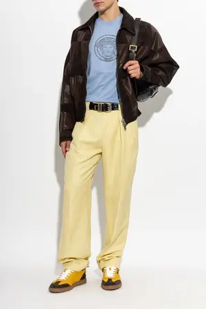 Versace T-shirt With Shimmering Crystals
