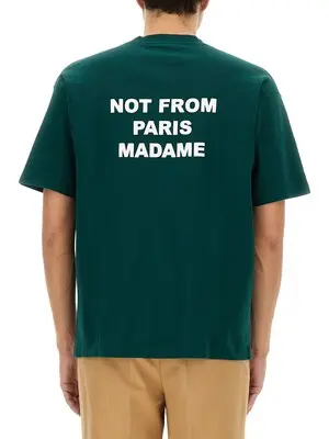 Drole De Monsieur T-shirt "slogan - Green