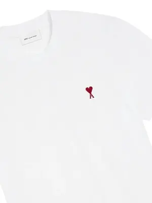 AMI Paris Logo T-shirt - White