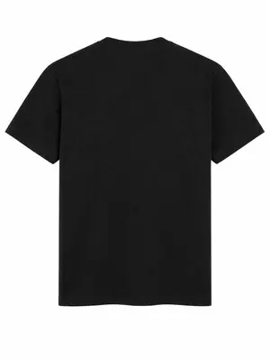 AMI Paris T-shirt With Red Heart Logo - Black