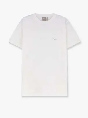 Dior Cotton T-shirt With Logo Embroidery - Multicolor
