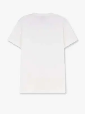 Dior Cotton T-shirt With Logo Embroidery - Multicolor