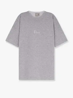 Dior Dior Men Knitted T-Shirt With Logo Multicolor