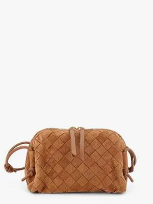 Bottega Veneta Suede Pochette Crossbody Bag - Multicolor