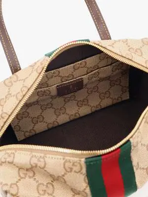 Gucci Boston Mini Bag With Web Detail
