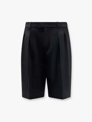 Saint Laurent Sartorial Wool Bermuda Shorts - Multicolor