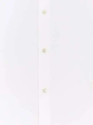 Saint Laurent Cotton Shirt With Cassandre Embroidery