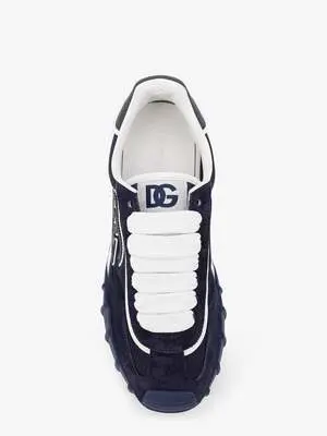 Dolce & Gabbana Ny Nylon And Suede Sneakers