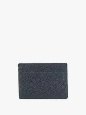 Saint Laurent Tiny Cassandre Textured Leather Card Holder - Multicolor