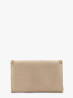 Stella McCartney Falabella Wallet Shaggy Deer Crossbody Bag - Multicolor