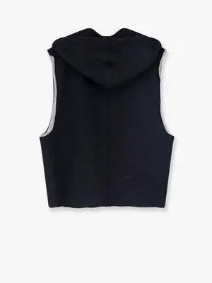 Rick Owens Sleeveless Hooded Sweatshirt