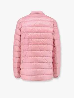 Moncler Quilted Down Jacket With Patch Pockets - Multicolor