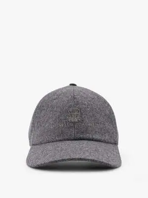 Brunello Cucinelli Virgin Wool Baseball Hat - Multicolor