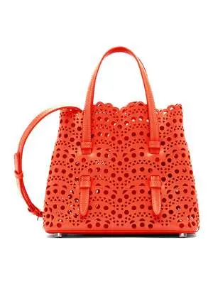 Alaïa Mina 20 In Nubuck - Orange