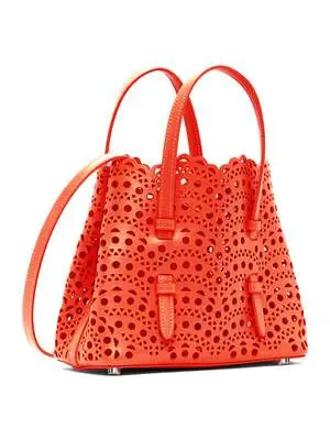 Alaïa Mina Tote Bag In Nubuck