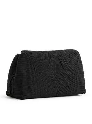 TOTEME Mini T-lock Clutch - Black