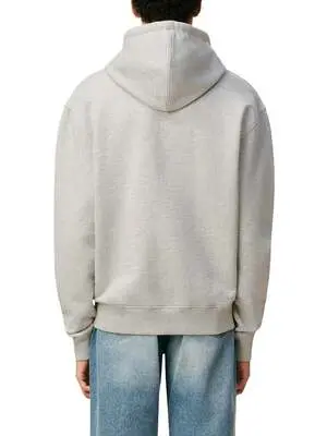 AMI Paris De Coeur Embroidered Cotton Hoodie