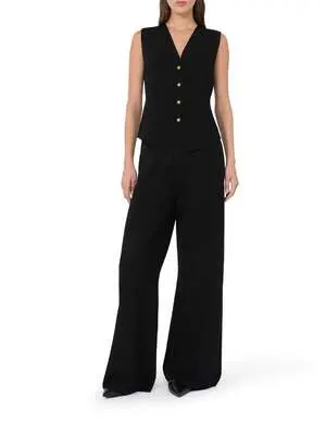Max Mara Viscose Crepe Trousers