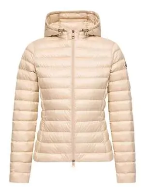 Moncler Igelhood Short Down Jacket In Longue Saison - Cream