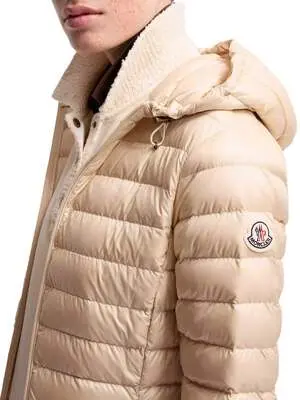 Moncler Igelhood" Short Down Jacket In Beige Longue Saison - Cream