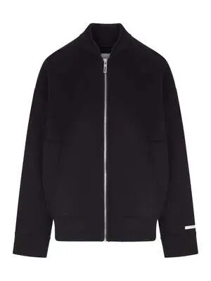 Sportmax Pure Wool Double Bomber Jacket - Black