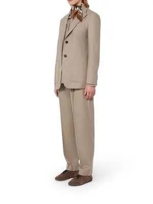 Max Mara Cashmere Foulé Trousers