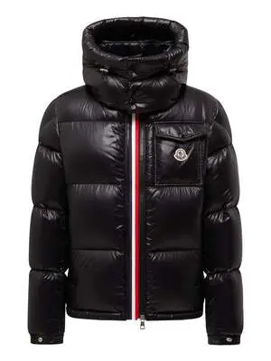 Moncler Montbeliard Down Jacket With Hood - Black
