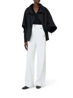 Max Mara Cashmere And Silk Polo Sweater - Blue