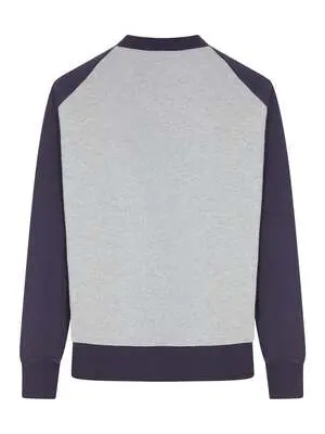 Miu Miu Two-tone Sweatshirt With Logo