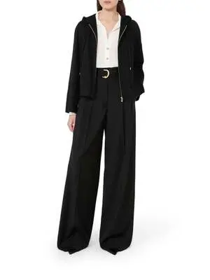 Max Mara Silk Crepe De Chine Polo Shirt
