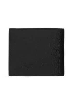 Saint Laurent East / West Wallet With Purse Textured Leather