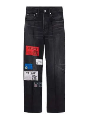 Celine Boyfriend 001 Jeans In Cotton Denim